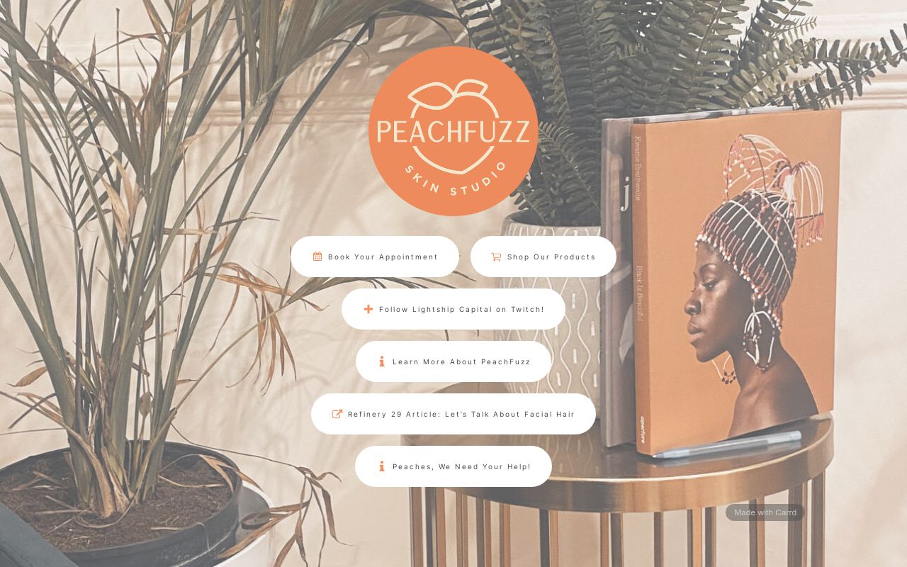 PeachFuzz Skin Studio